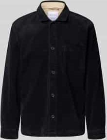 Lindbergh Modern Fit Hemdjacke mit Brusttasche Modell Superflex