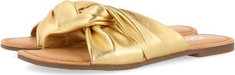 Gioseppo Damen Agira Flache Sandale, Dunkles Gold, 39 EU