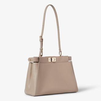 Fendi H26 Top Handle Bag - Beige