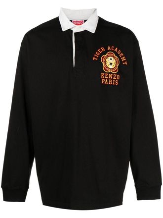 Kenzo Tiger Academy Poloshirt - Schwarz
