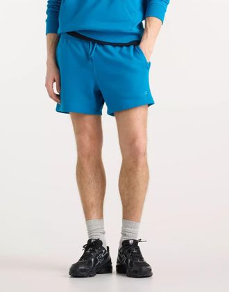 New Balance Athletics short en molleton fran&ccedil;ais 5 en bleu mer du Nord