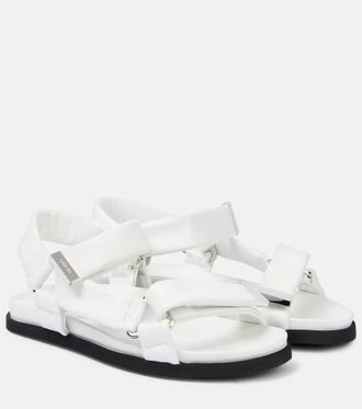 The Attico Sandales Salinas en cuir