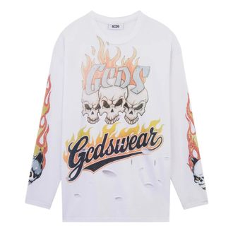 GCDS Riders Langarm-T-Shirt - - Tops - Herren - Mehrfarbig - XL