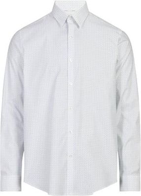 Calvin Klein Chemise &agrave; motif en coton m&eacute;lang&eacute;