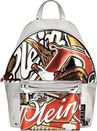 Plein Sport Embossed Backpack 3D - - Sport - Herren - Rot - ONE SIZE