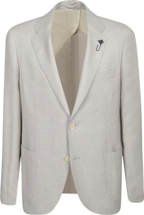 Lardini Homme, Costumes, Beige, Taille: XL Veste Hopsack