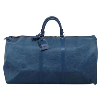 Louis Vuitton unisex, Pre-owned, Bleu, Taille: ONE Size Sac Week-end Vintage Pre-owned