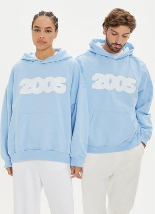 2005 Sweatshirt Clouds Himmelblau Oversize