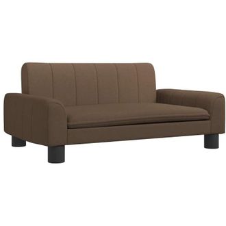 vidaXL Canap&eacute; pour enfants marron 70x45x30 cm tissu - Vidaxl