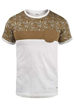 Solid SDFlorian Homme T-Shirt Manches Courtes Col Rond 100% Coton Regular Fit, Taille:L, Couleur:Ermine (5944)