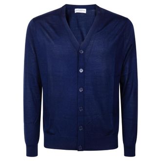 Ballantyne Cardigans - - Knitwear - Herren - Blau - 2XL