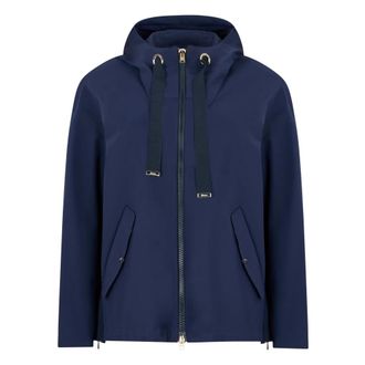 Herno Femme, Vestes, Bleu, Taille: 42 FR Veste L&eacute;g&egrave;re &agrave; Capuche