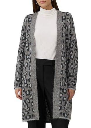 s.Oliver Black Label s.Oliver Schwarz LABEL 2166780 Cardigan Long, 98 x 2 cm, 42 Femme