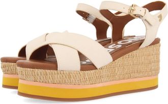 Gioseppo Damen Seget Keilsandale, Gebrochenes Weiß, 41 EU