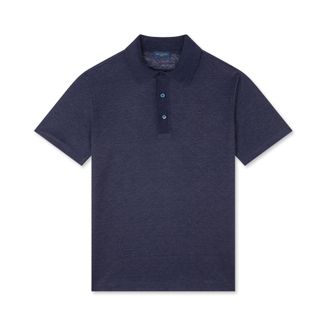 Paul & Shark Homme, Tops, Bleu, Taille: XL Linen Jersey Polo