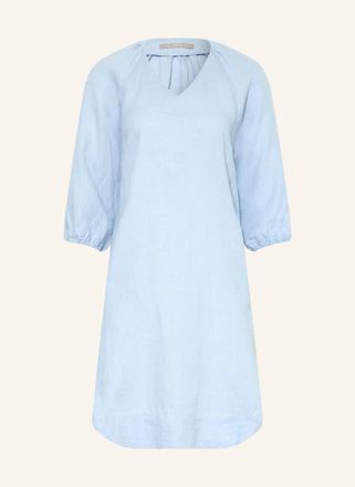 (The Mercer) N.Y. (The Mercer) N.Y. Leinenkleid Mit 3/4-Arm blau