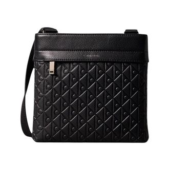 Calvin Klein Homme, Sacs, Noir, Taille: ONE Size Emblem Emboss Flatpach