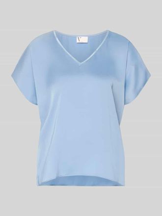 Vera Mont Blusenshirt aus Satin mit V-Ausschnitt
