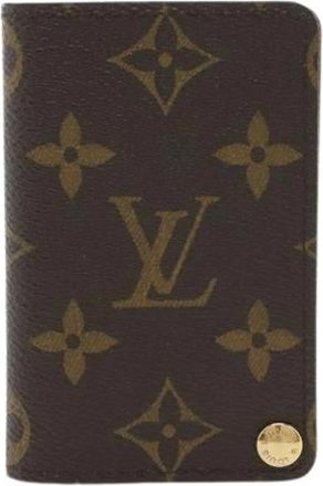 Louis Vuitton unisex, Pre-owned, Brun, Taille: ONE Size Porte-cartes Monogram Pre-owned