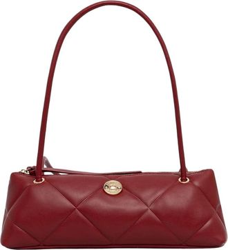 Twinset Femme, Sacs, Rouge, Taille: ONE Size Sac bowling matelass&eacute; avec logo