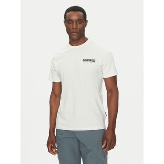 Napapijri T-Shirt S-Vignoni NP0A4ILX &Eacute;cru Regular Fit