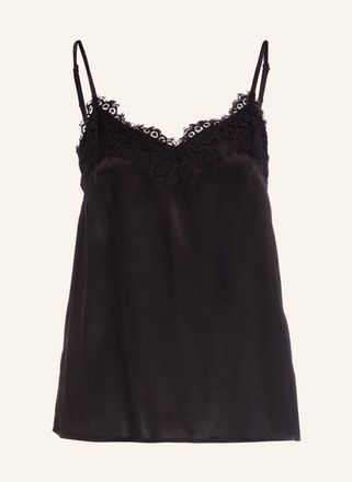 Rosemunde Seidentop Jade schwarz