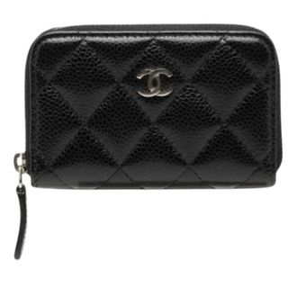Chanel Porte-monnaie Matelass&eacute; Pre-owned - Femme - Pre-owned - Noir - Taille: ONE Size