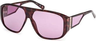Guess unisex, Accessoires, Brun, Taille: 61 MM Gordon Plastic Lunettes de soleil