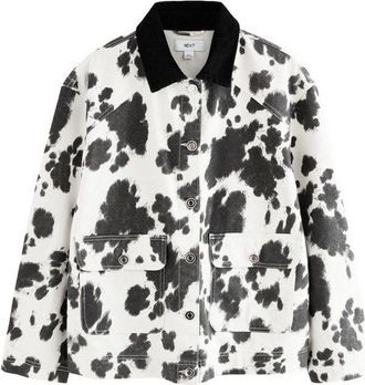 Next Cordjacke Jacke mit Cordkragen aus 100 % Baumwolle (1-St)