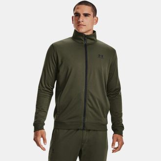 Under Armour Sportstyle Tricot Jacke f&uuml;r Herren Marine OD Gr&uuml;n / Schwarz XXL