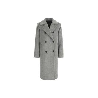 L.B.M. 1911 Zweireihiger Mantel - - Coats - Damen - Grau - M