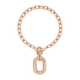 Paco Rabanne Oval Link Chain Necklace - - Accessories - Damen - Rosa - ONE SIZE