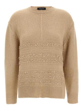 Fabiana Filippi Pull Col Rond - Beige