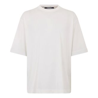 Jacquemus Homme, Tops, Blanc, Taille: S T-Chemises