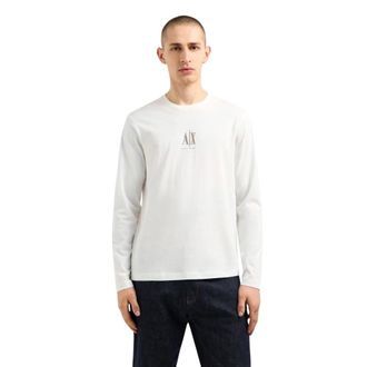 A|X Armani Exchange Langarm-T-Shirt - - Tops - Herren - Wei&szlig; - XL