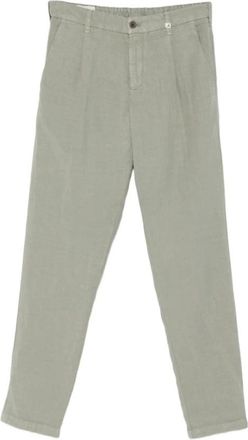 Myths Homme, Pantalons, Gris, Taille: 2XL Pantalon Pliss&eacute; en Lin