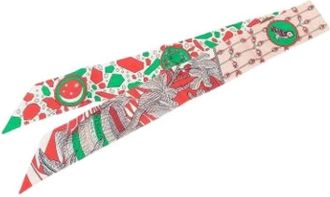 Herm&egrave;s Pre-owned La Danse des Amazones Twilly Scarf - Femme - Pre-owned - Multicolore - Taille: ONE Size