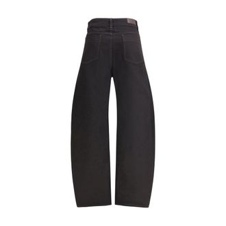 Christophe Lemaire Womens Black Cotton Casual Pants