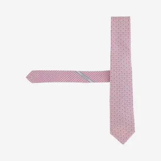 Ferragamo Mens Silk Tie Pink Ties & Bow
