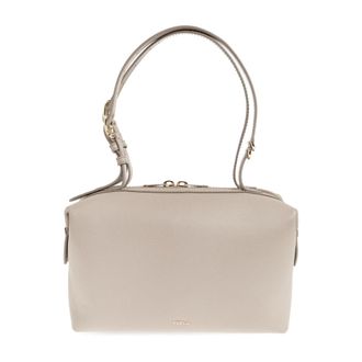 Furla Femme, Sacs, Beige, Taille: ONE Size Double M Boston Bag