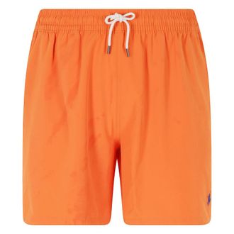Polo Ralph Lauren Traveler Mid Trunk - - Swimwear - Herren - Orange - S