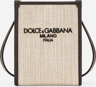 Dolce & Gabbana Kleiner Shopper Aus Canvas - Mann Shopper Beige Baumwolle Onesize