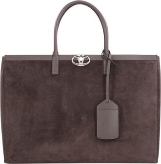 Valentino Garavani Homme, Sacs, Brun, Taille: ONE Size Sac Fourre-Tout Vlogo Bold Edition