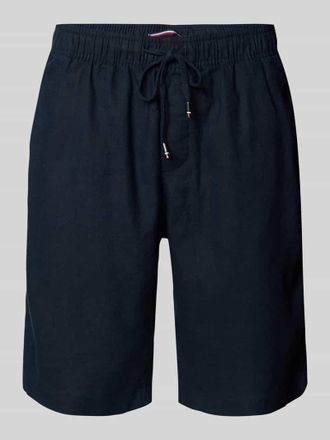 Tommy Hilfiger Relaxed Fit Shorts aus Leinen-Mix