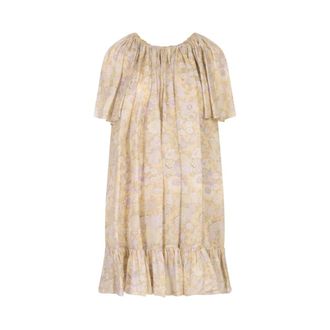 Chlo&eacute; Plissiertes R&uuml;schen-Minikleid - - Dresses - Damen - Mehrfarbig - XS