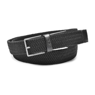 Calvin Klein Homme, Accessoires, Noir, Taille: 90 CM Ceinture en corde tress&eacute;e