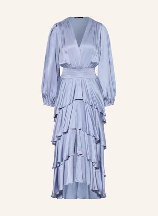 Maje Satinkleid blau