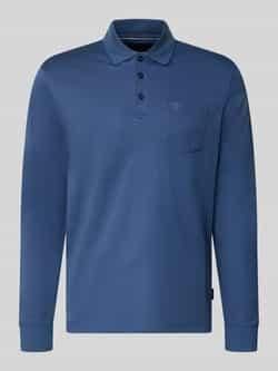 Bugatti Regular Fit Poloshirt aus Baumwoll-Mix mit Brusttasche