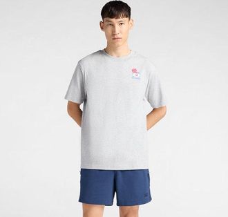 New Balance Herren Lobster Roll T-Shirt in Grau, Baumwolle, Gr&ouml;&szlig;e 2XL