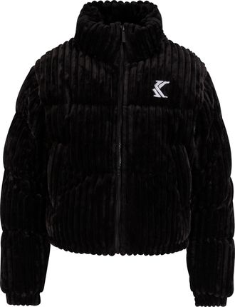 Karl Kani KK Og Fuzzy Corduroy Short Puffer Jacket Black, XL